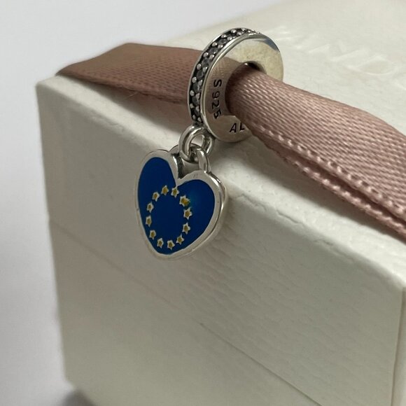 Pandora | Jewelry | Pandora European Union Flag Exclusive Charm Pendant ...
